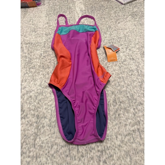 Speedo | Swim | Speedo Women Vibe Collection One Piece Swimsuit Purple ...